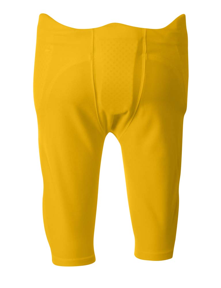 A4 Flyless Integrated Football Pant-NB6180 GLD 4XL